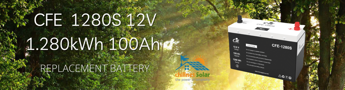 CFE 12V 1.280kWh Lithium Battery - ChillNet