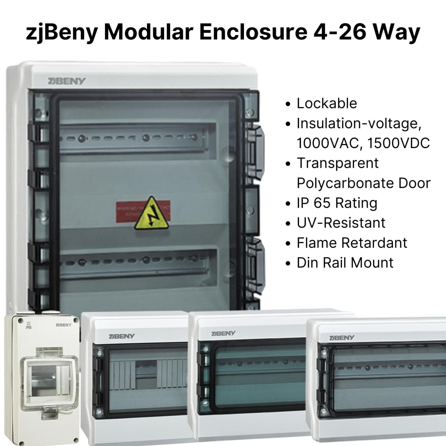 zjBeny Modular DB Enclosure 4-26 Way - ChillNet