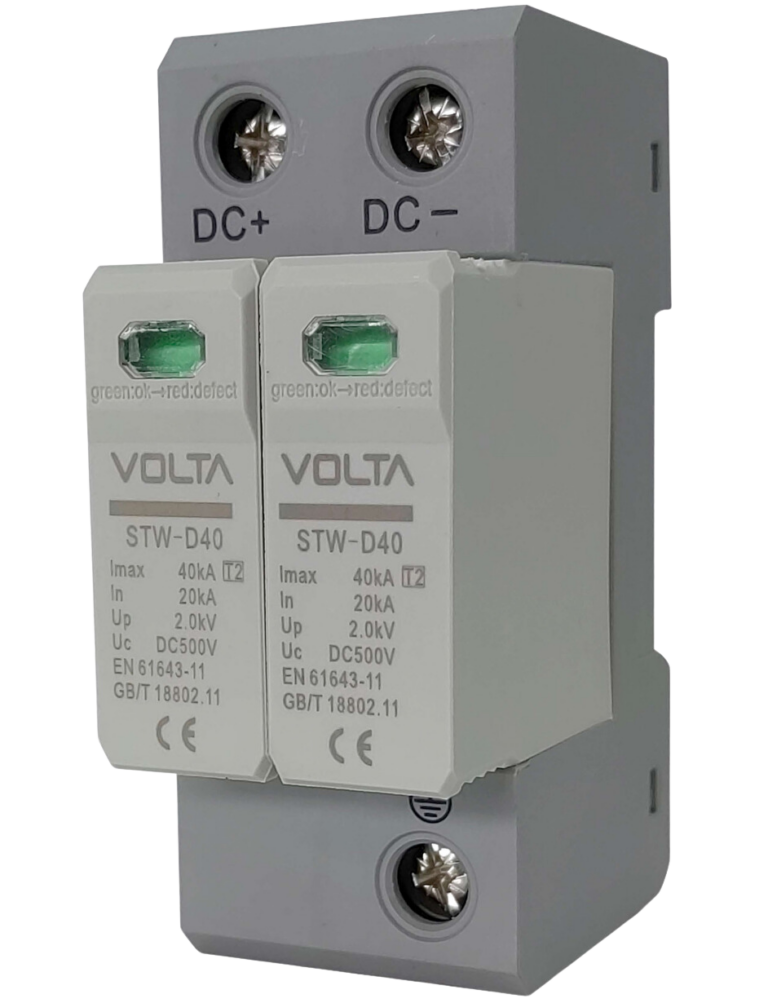 Quality - DC 2P Surge Protection Device 500V - ChillNet Pty Ltd