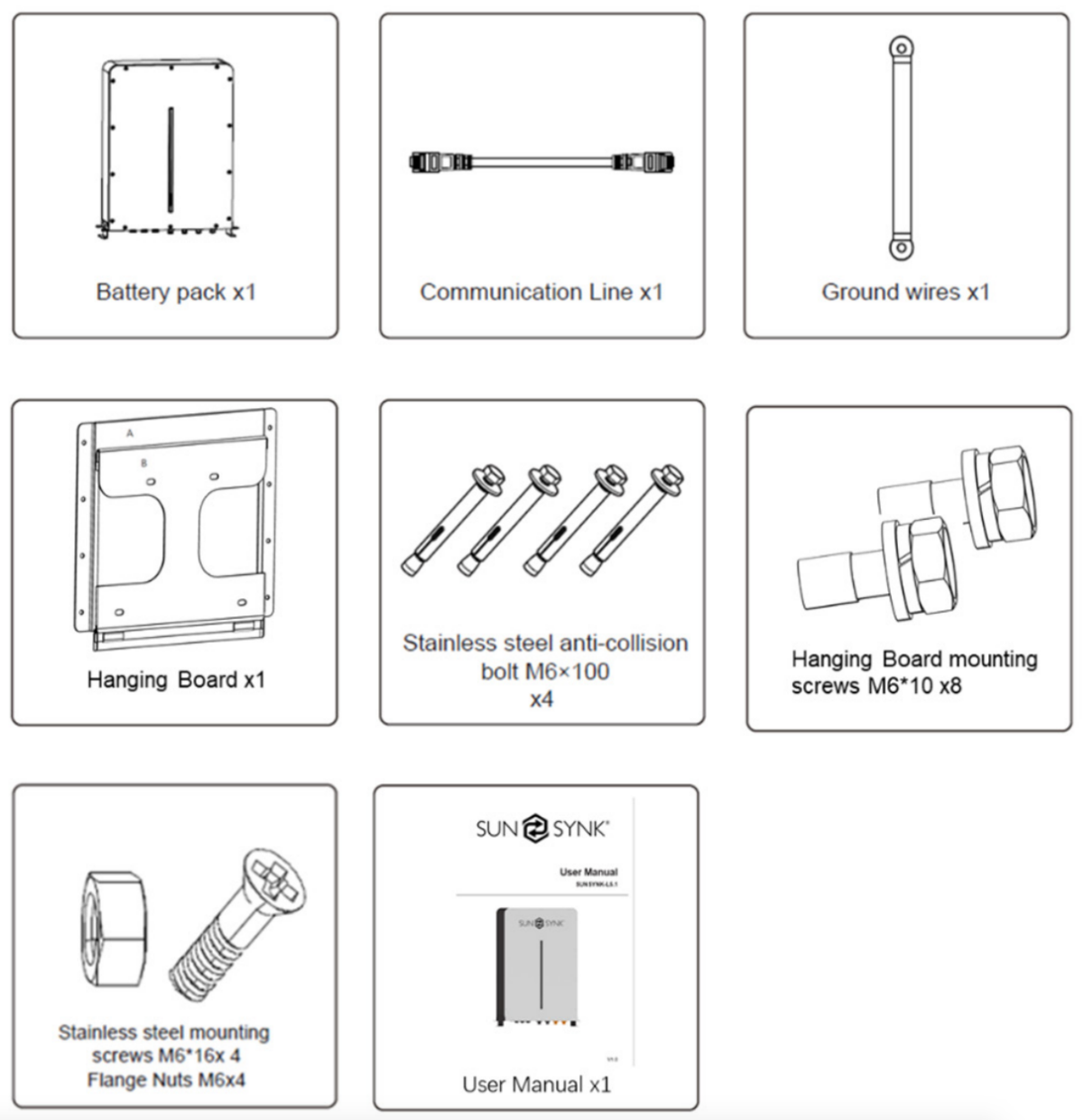Quality - Sunsynk Battery LFP Wall Mount 5.1kWh - ChillNet